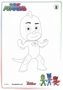 disegni da colorare dei PJ Masks_Geco - Blogmamma.it